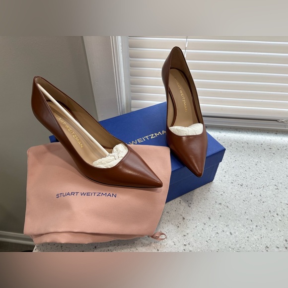 Stuart Weitzman | Shoes | Stuart Weitzman Power 75 Pumps In Luxe Saddle ...